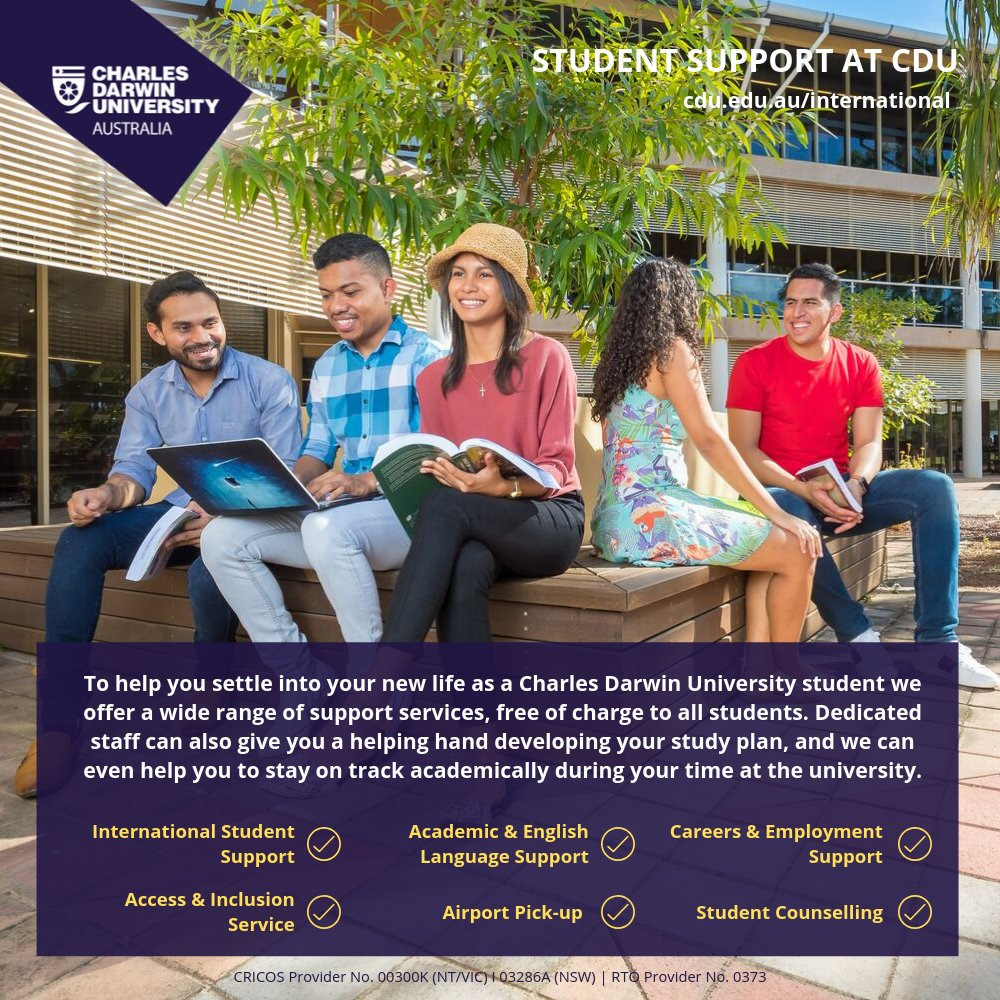 Charles Darwin University, Student Support Services Menolong Kamu ...